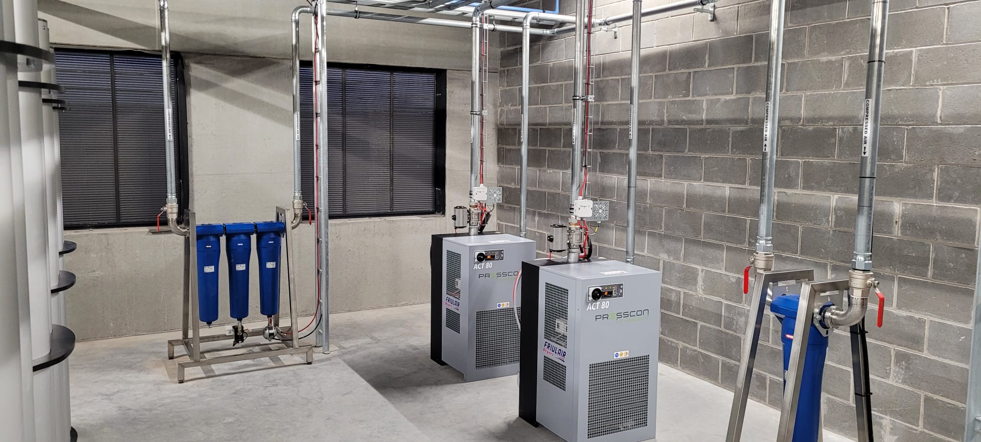 Compressed air system solution with smart control | Presscon